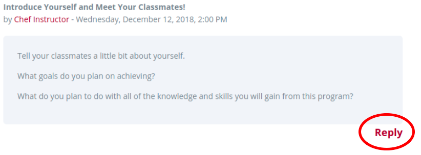 Using Discussion Forums